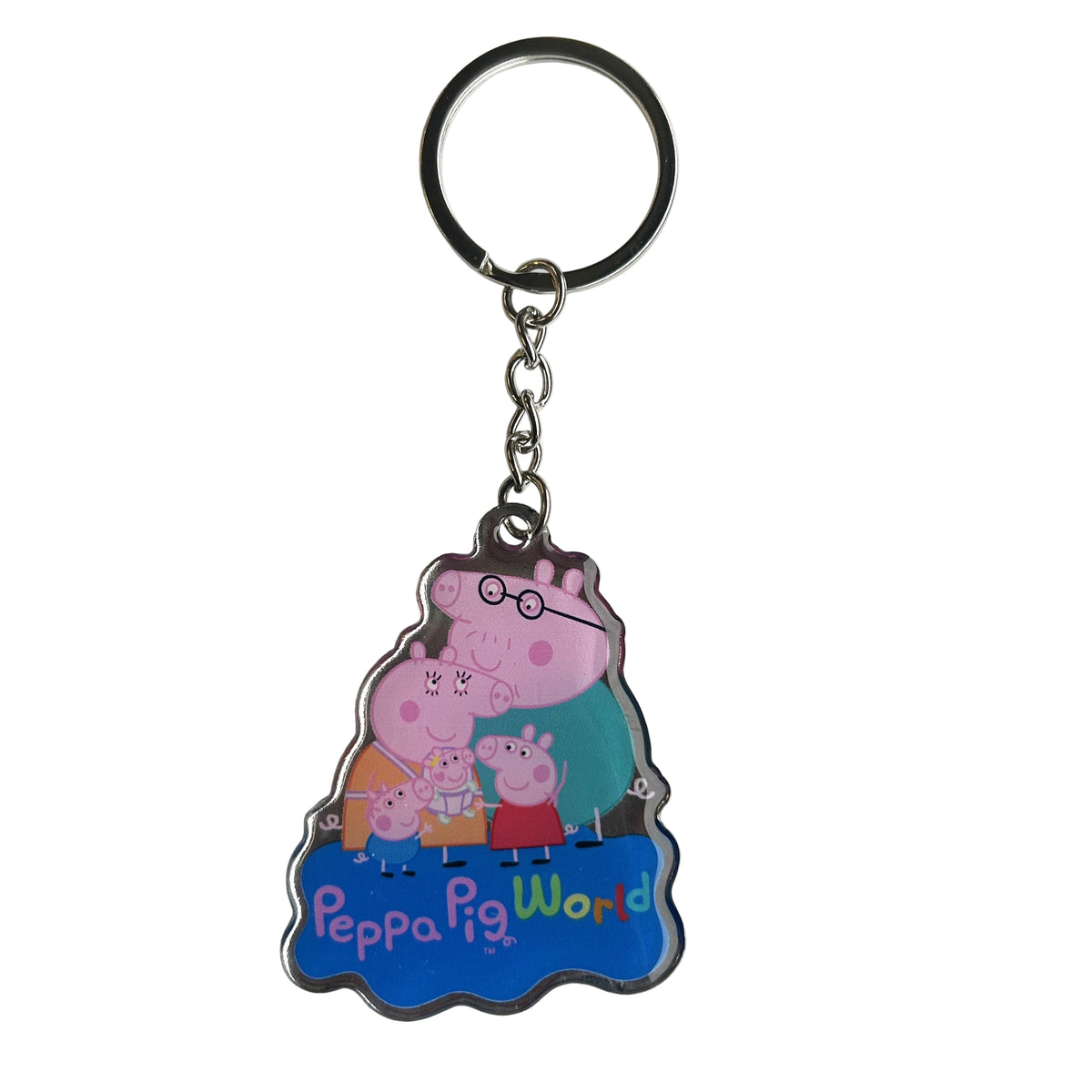 Peppa Pig World Metal Family Keyring – Paultons Park