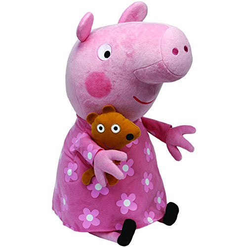 Giant George Pig TY 15'' Classic Soft Toy - Official Peppa Pig World ...